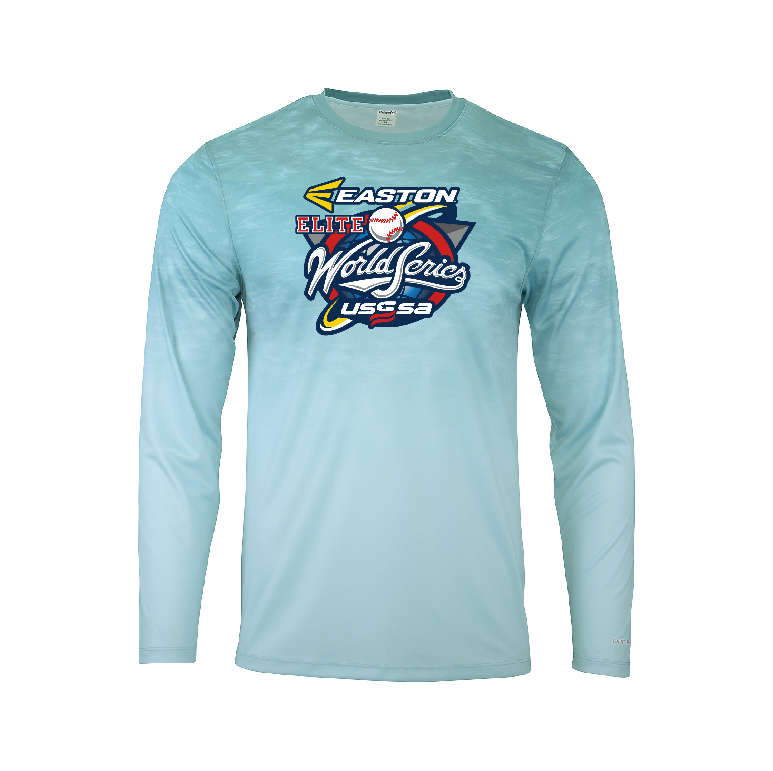 2023 EASTON ELITE WS NO TEAMS MONTAUK SHIRT - AQUA FADE | Space Coast ...