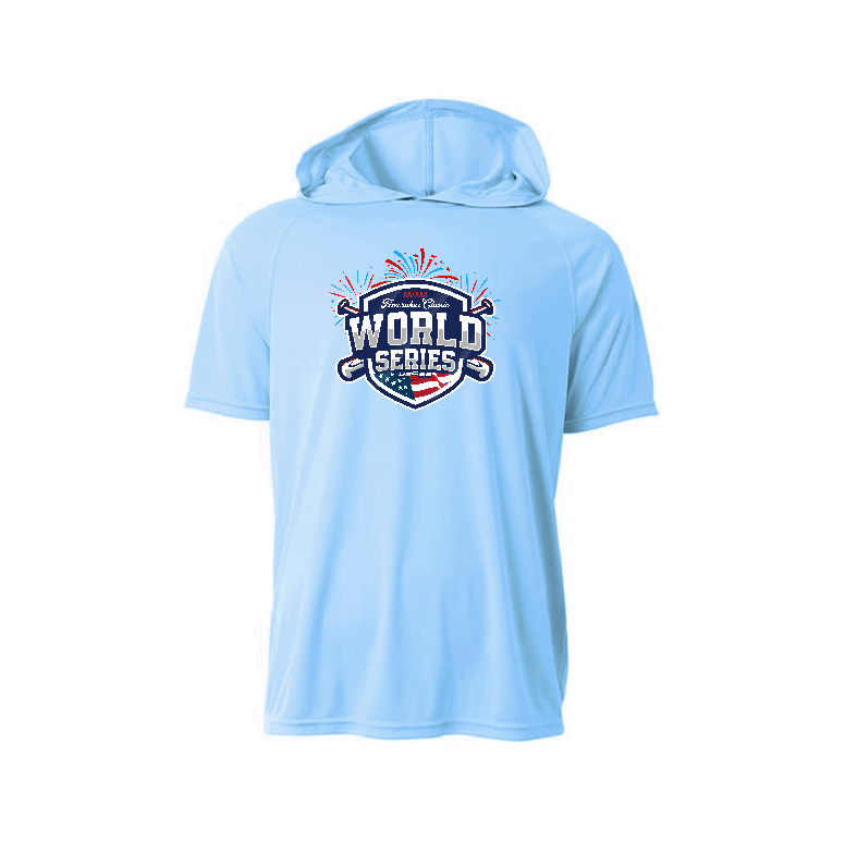 2024 FIRECRACKER WORLD SERIES HOODED S/S TEE - SKY BLUE | Space Coast ...