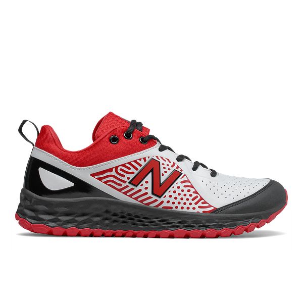 NEW BALANCE FRESH FOAM VELO V2 TURF SHOES - RED/BLACK/WHITE | Space ...