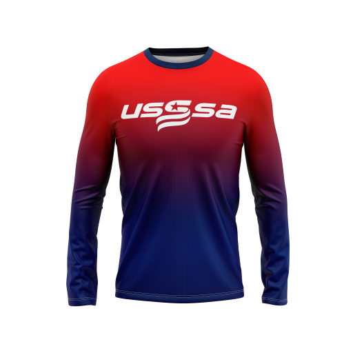 2022 FADED USSSA SHIRT RED/NAVY | Space Coast Complex Pro Shop