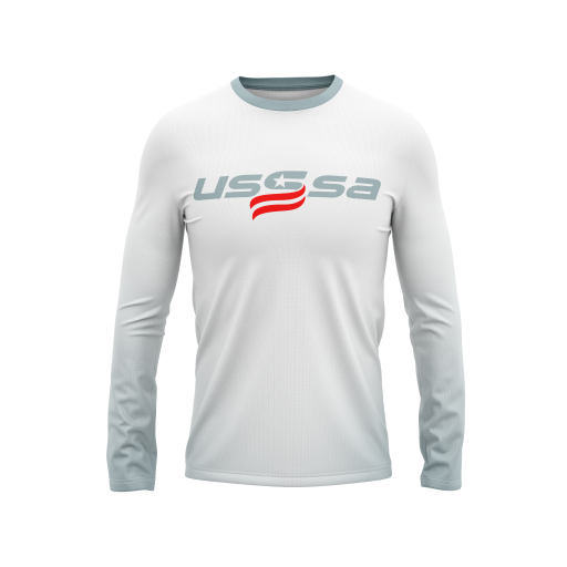 2022 GHOSTED USSSA SHIRT WHITE/GRAY | Space Coast Complex Pro Shop